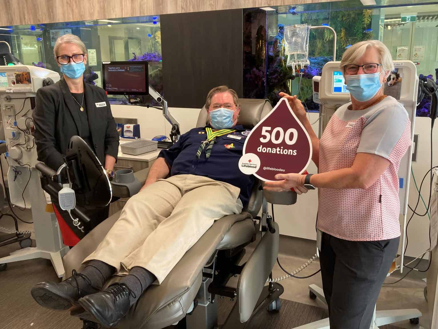 Chief Encourages Scouts to Donate Blood - Scouts NSW