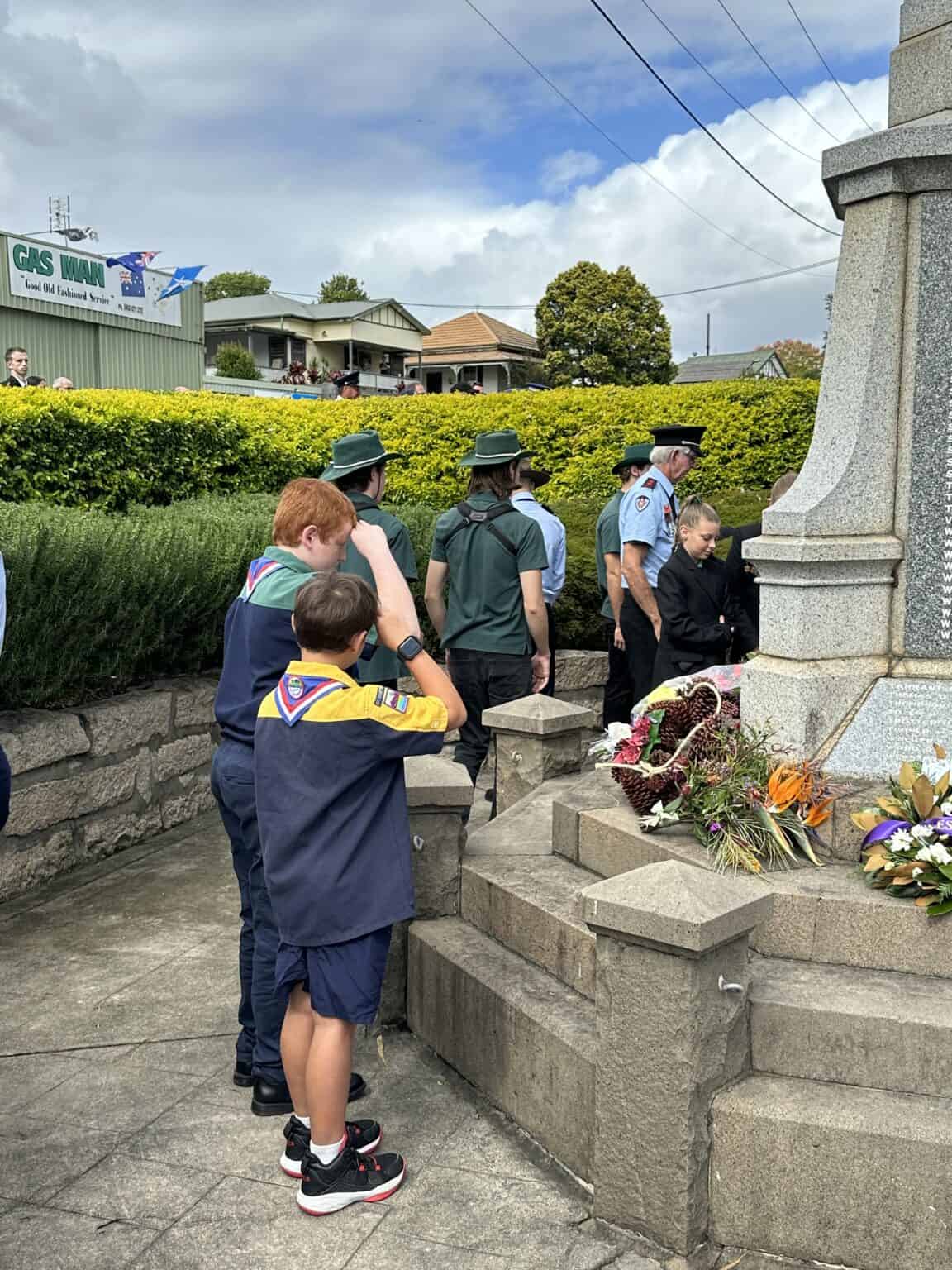 Scouts attend Anzac Day services across NSW - Scouts NSW